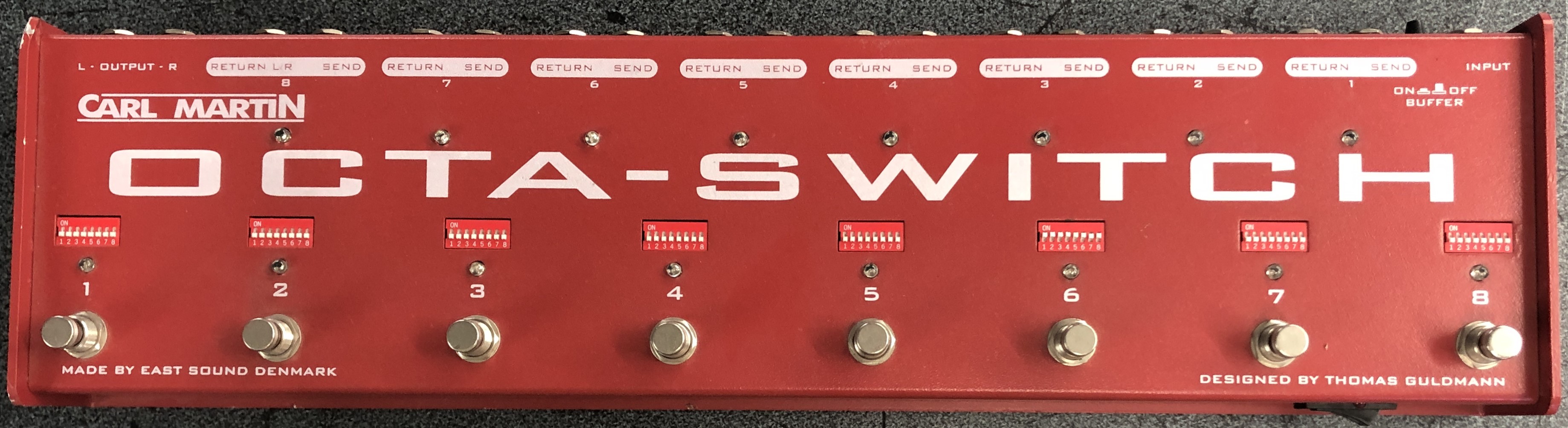 PEDALIERA CARL MARTIN OCTA SWITCH